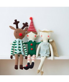Poupée renne en coton bio - Meri Meri